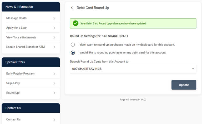 Round Up - Notre Dame Federal Credit Union